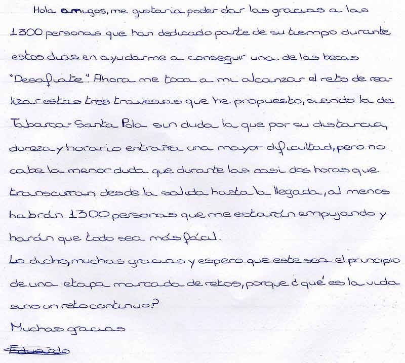 El abaranero Edu Sánchez consigue una de las becas deportivas ...